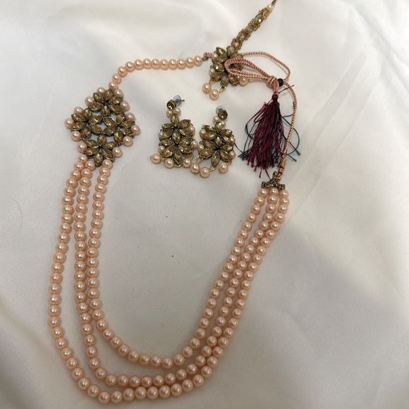 Jewelry | New Pakistani Indian Beads Jewelry Set For Wedding Party 572 ...